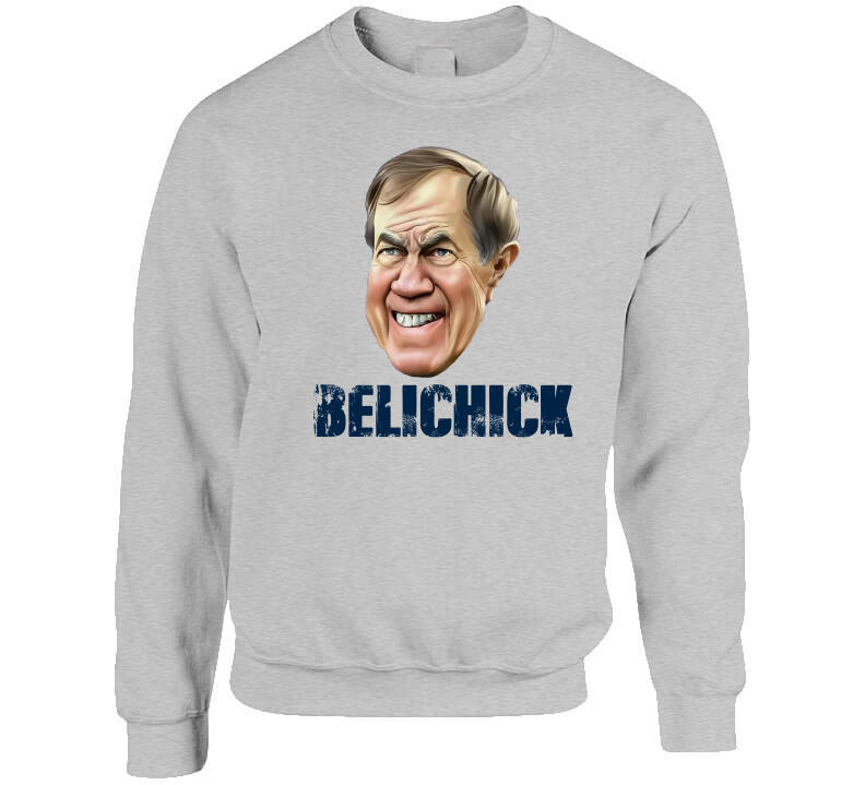Bill Belichick Caricature New England Football Fan V2 T Shirt ...