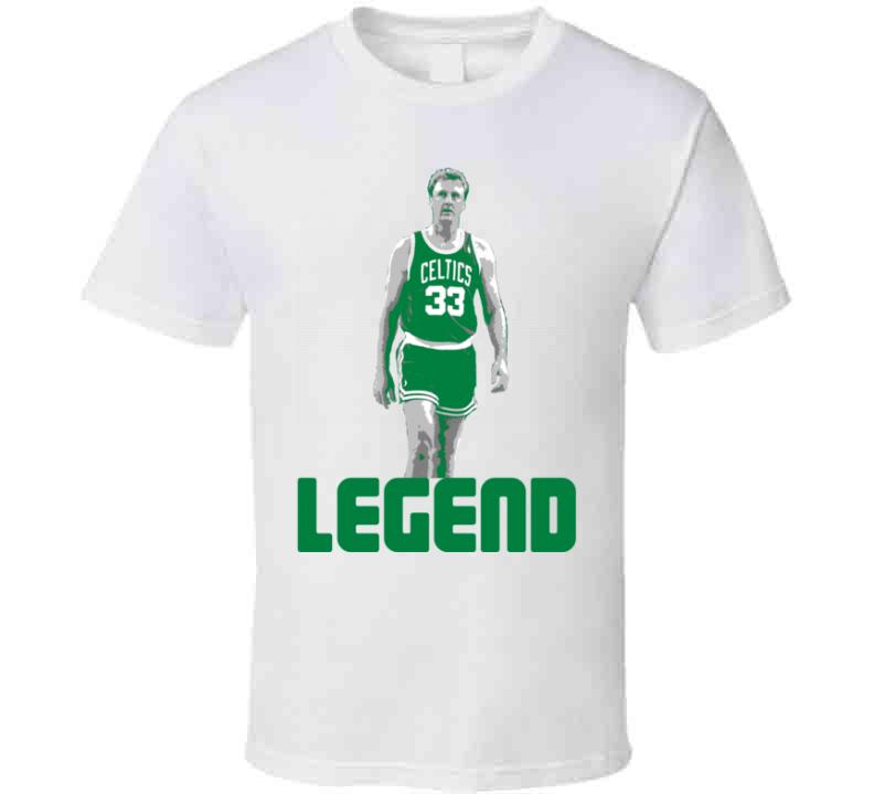 Larry Bird Legend GOAT Boston Basketball Fan T Shirt – BeantownTshirts